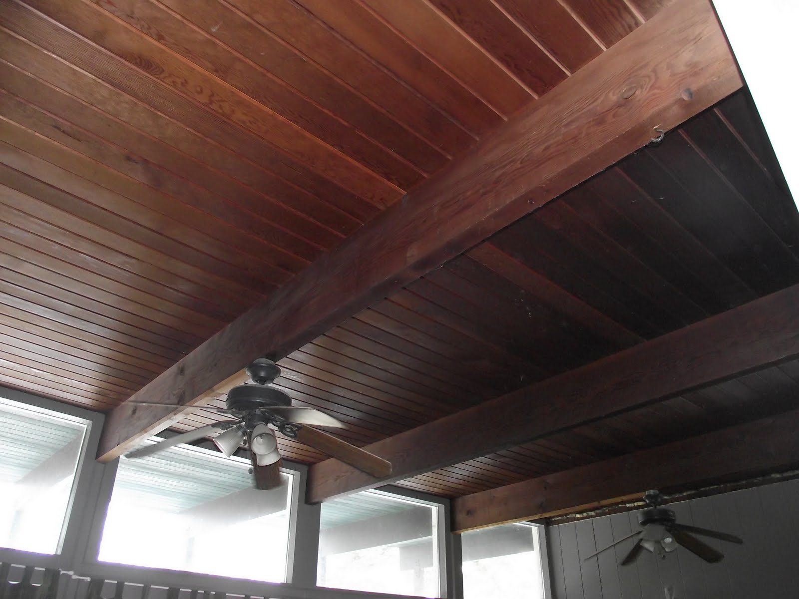 Serendipity Chic Design: Putting up a bead board ceiling tutorial