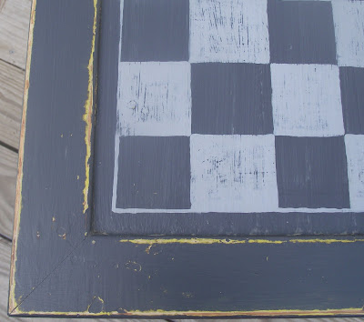 Serendipity Chic Design: Checkerboard side table