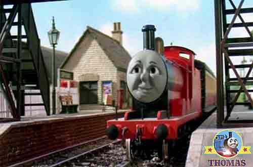 Thomas and friends James train the red engine | Train Thomas the tank ...