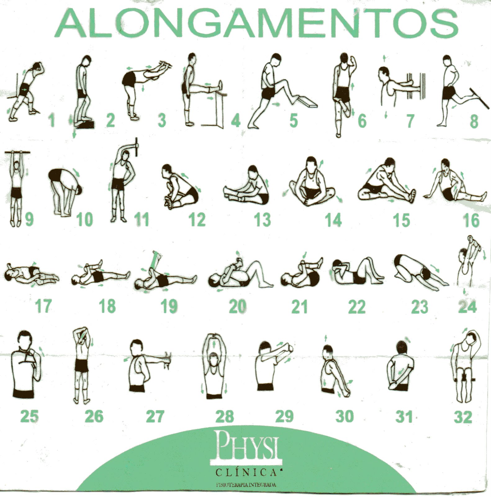 Walking on air: Alongamentos