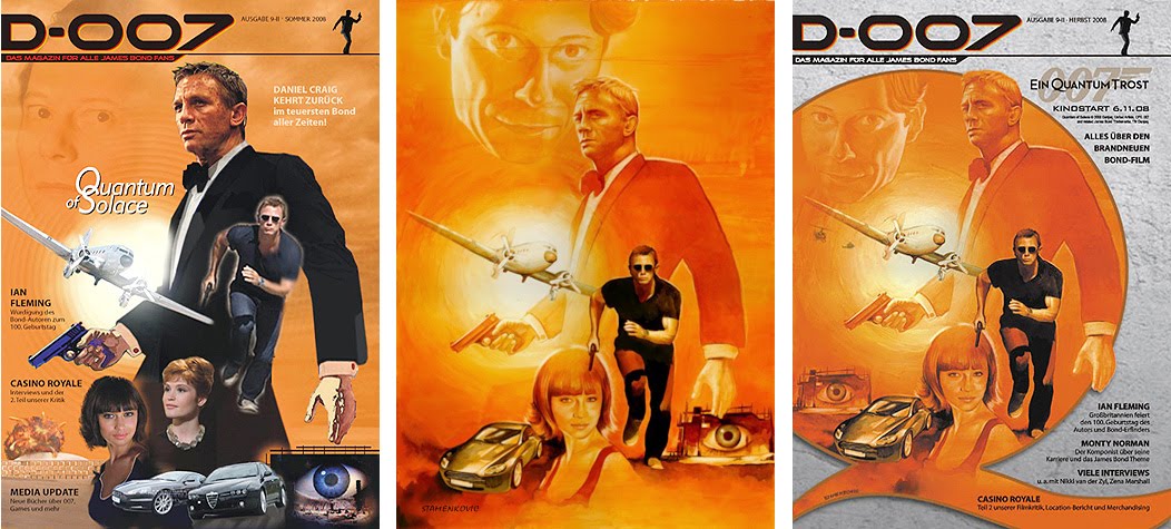 Illustrated 007 - The Art of James Bond: D-007 Covers