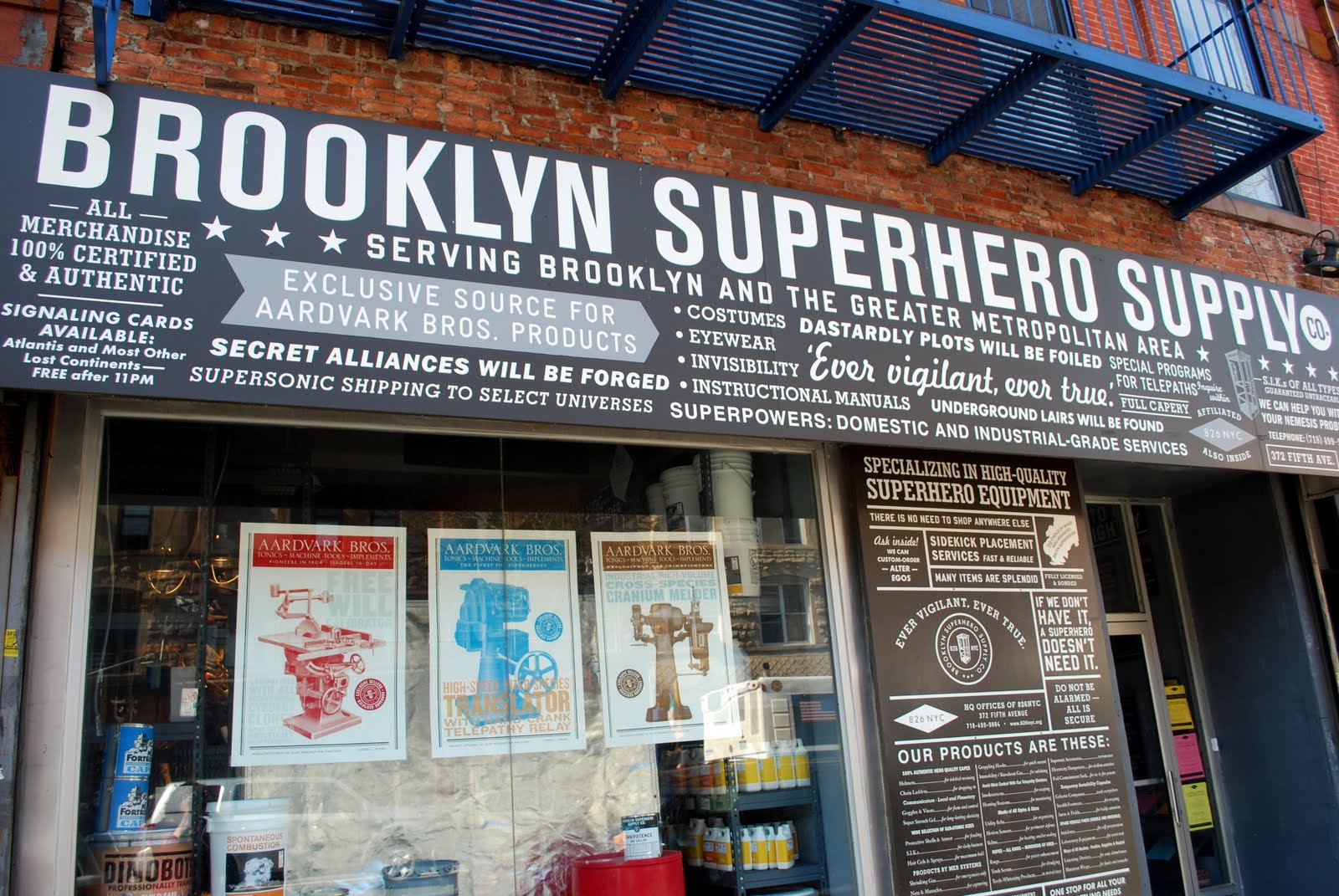 Mille Fiori Favoriti: The Brooklyn Superhero Supply Company