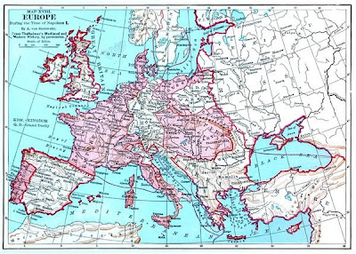 Mike G: 3. Map labelled of Europe at the height of Napoleon's Power