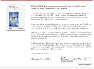Blog Libro ISO20000 con ITIL