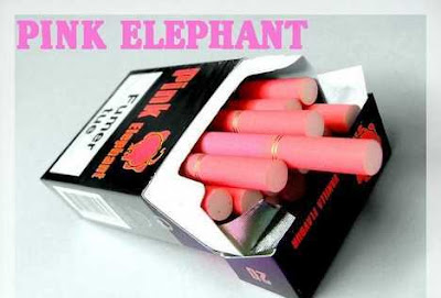 Mademoiselle Fluo: Pink Cigarettes!