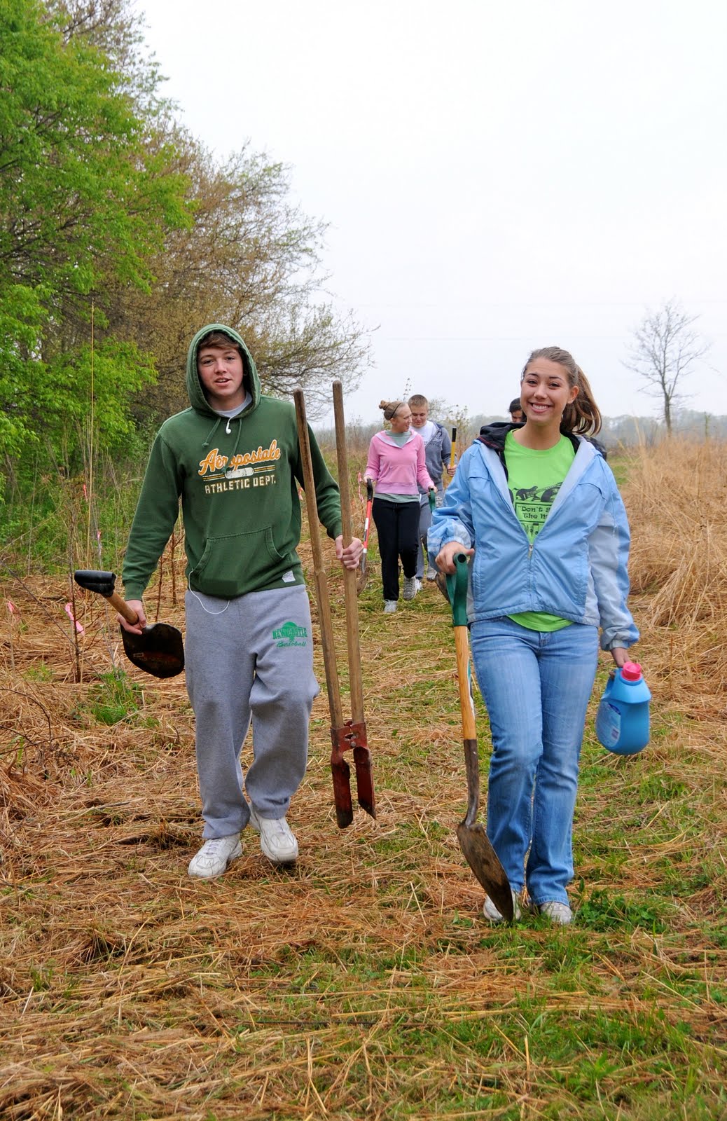 Flight....for the land: Tree planting with high school students