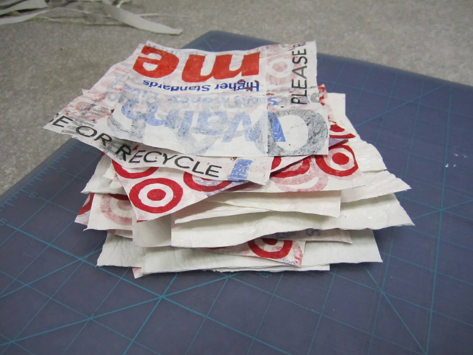 Living My Life On Purpose: Recycled Reusable Shopping Bag