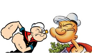 Famous Cartoon Faces: Famous Cartoon Faces of Popeye The Sailor