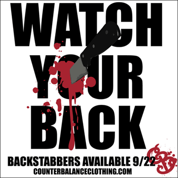 once a backstabber always a backstabber....no turning back