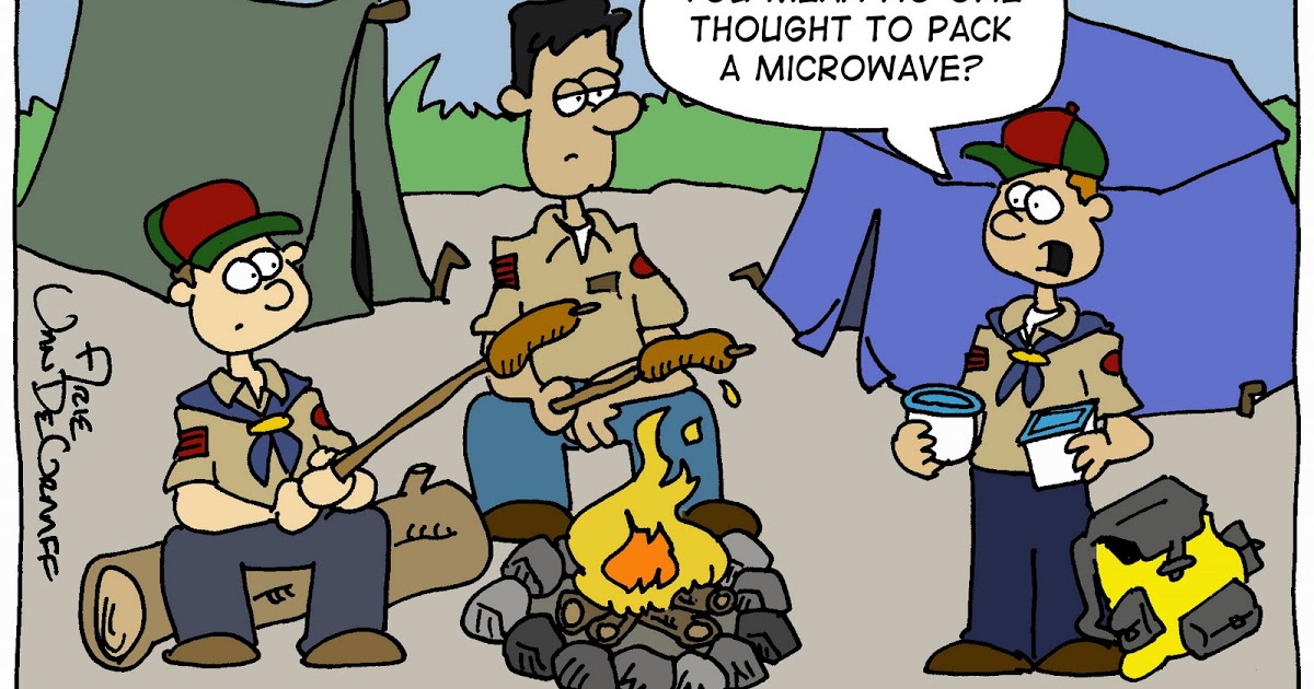 Ward Cartoonist: Boy Scout Camp