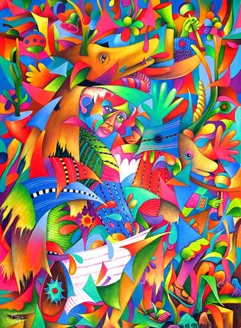 Julian Coche Mendoza - Pintor Guatemalteco