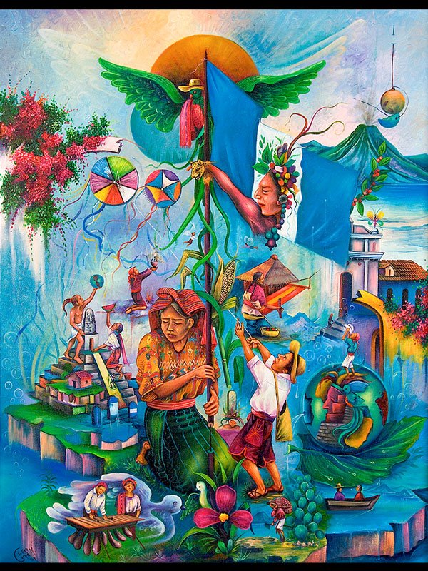 Julian Coche Mendoza - Pintor Guatemalteco