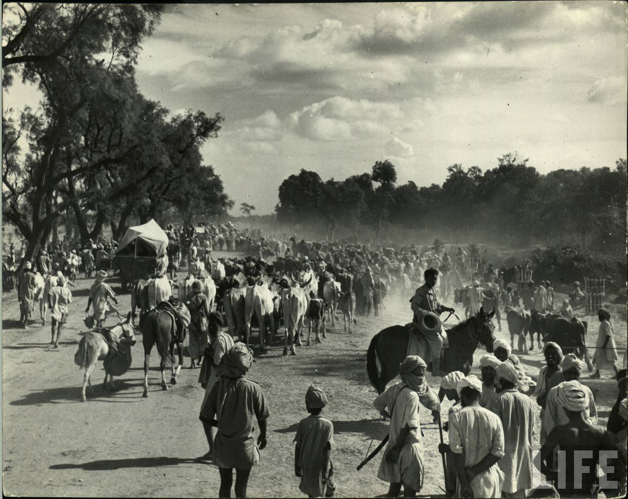 Mass migration during independence of India and Pakistan in 1947 Part - 1 - Old Indian Photos