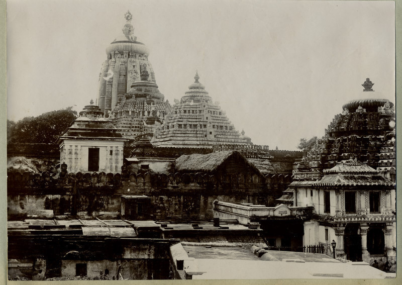 Photograhs of Jagannath Temple, Puri in Orissa - 1890's - Old Indian Photos