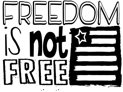 Word Art World: FREEDOM is not FREE