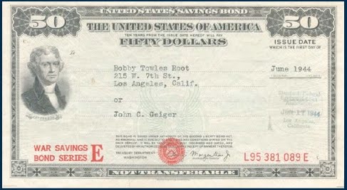 G. H. LaBarre Galleries, Inc. Collectible Stocks & Bonds: WWII War Bond