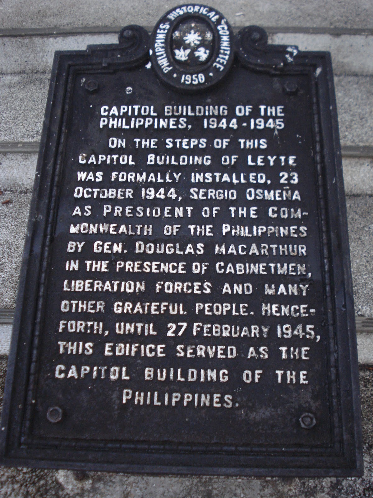 God's Best Gift: Tacloban Leyte Capitol