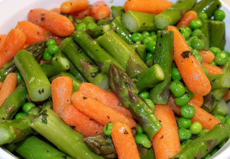 Dragon's Kitchen: Minted Spring Vegetables
