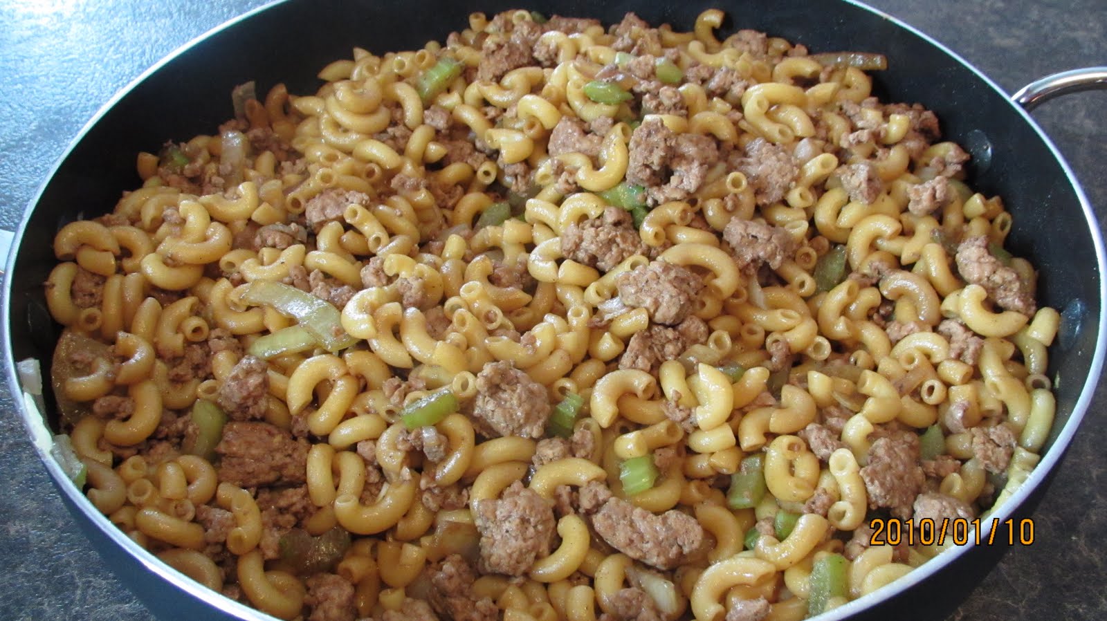 La cuisine de Linda: macaroni chinois au porc haché