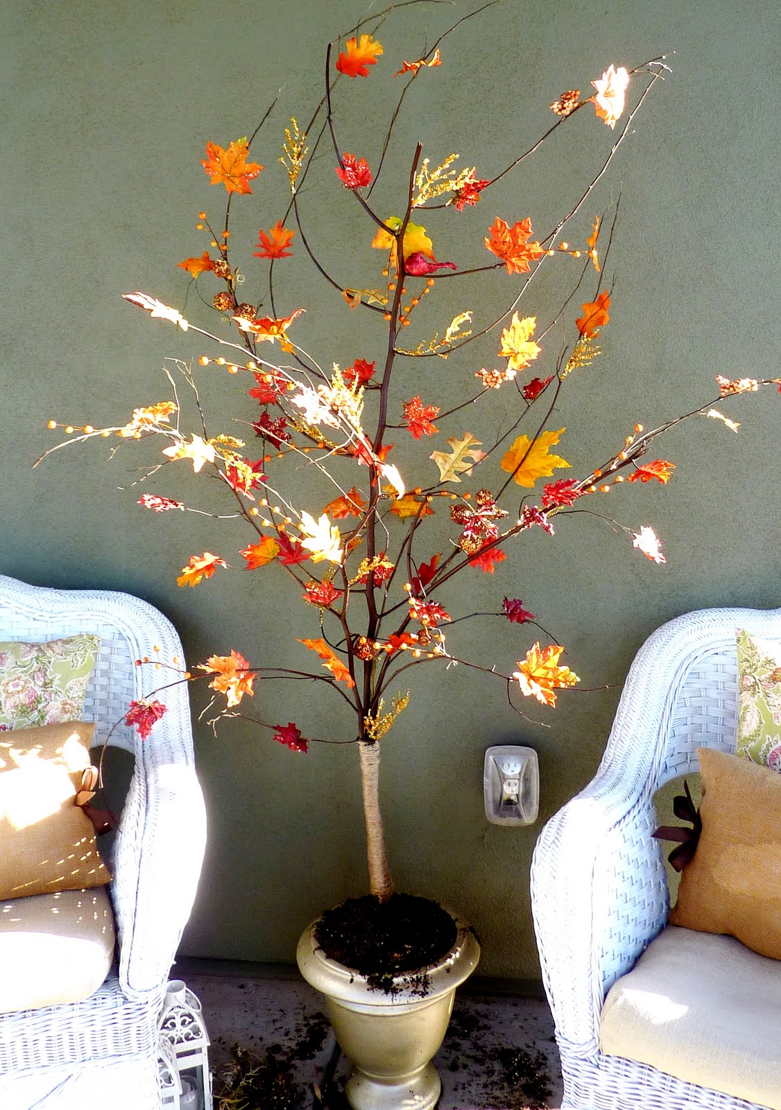 Amber Lane Living: Faux Fall Tree