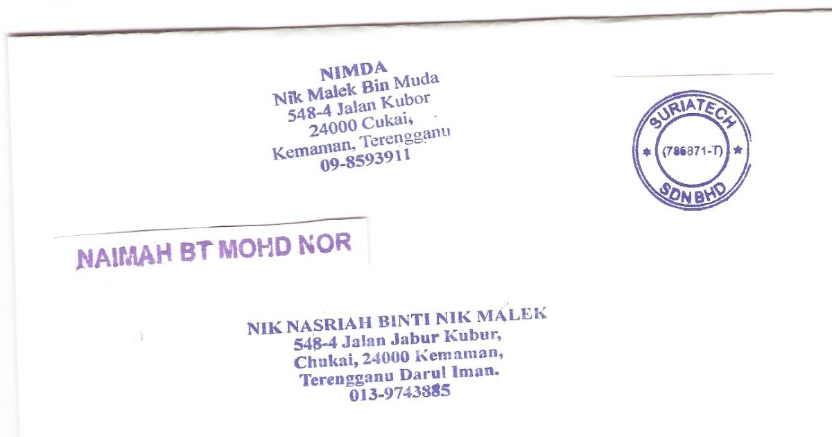 Nixx Enterprise...your one-stop RUBBER STAMP company: SERBA SEDIKIT ...