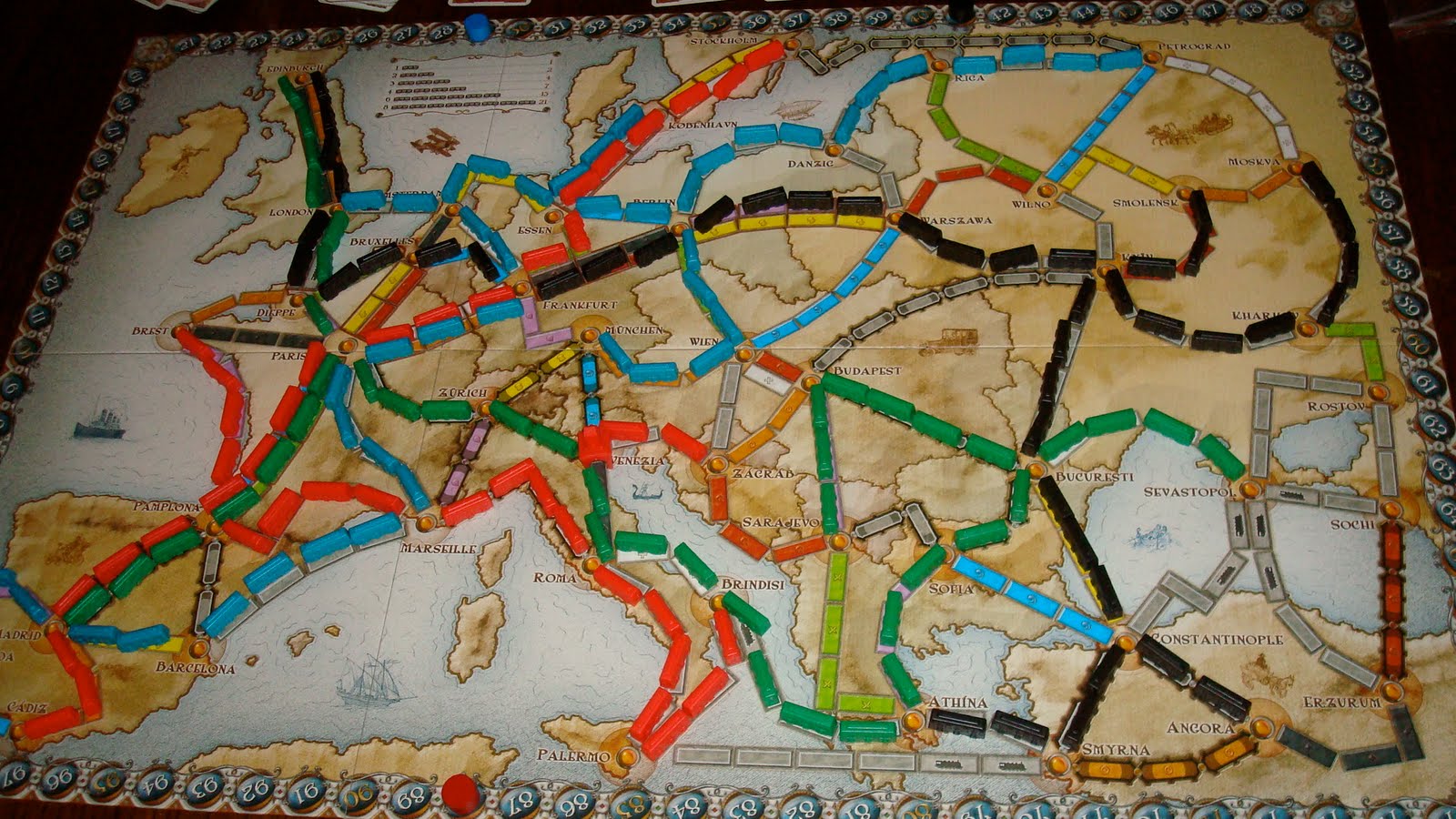 Game Theory: Some Thoughts on Ticket to Ride: Europe