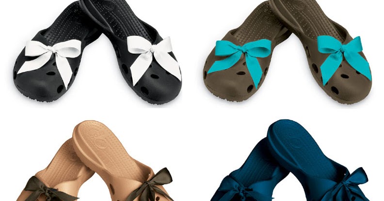 Julie Ann Brady : Blog On: I Love Shoes With Bows Especially Crocs Audrey
