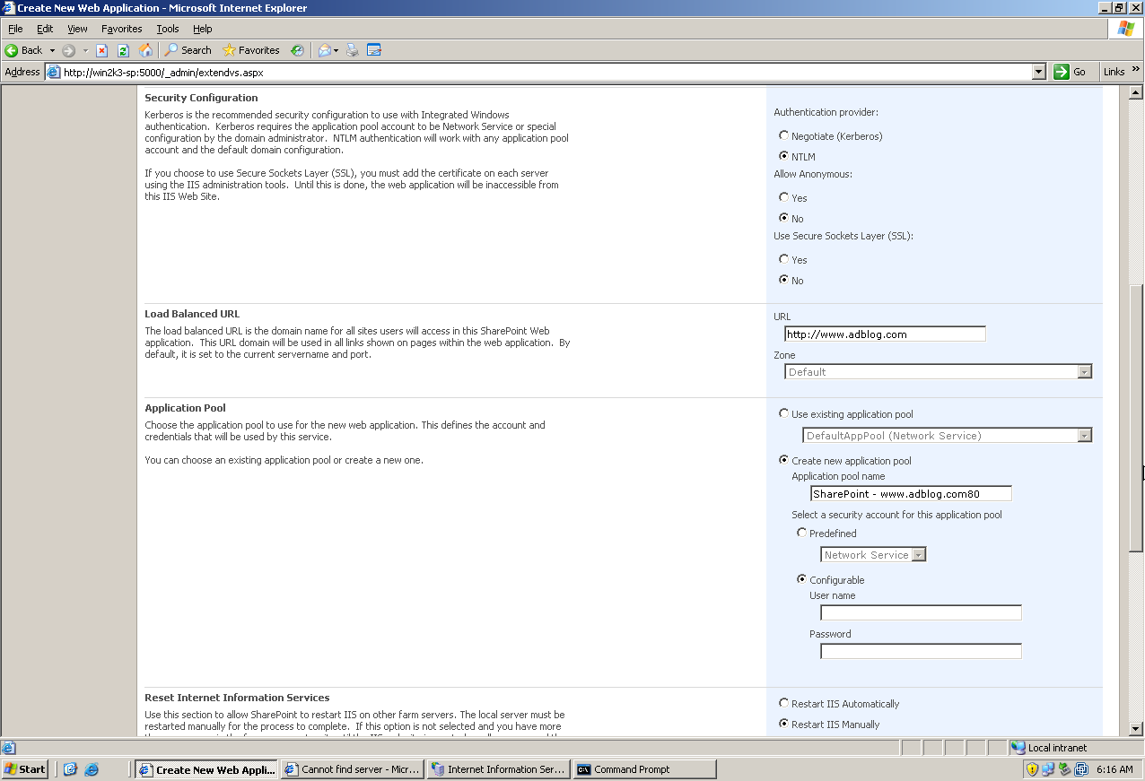 AD Shot Gyan: Kerberos Double Hop - Configuring SharePoint
