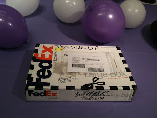 CAKED UP NYC: Bill McMullen's cake arrived via fedex! Woohoo!