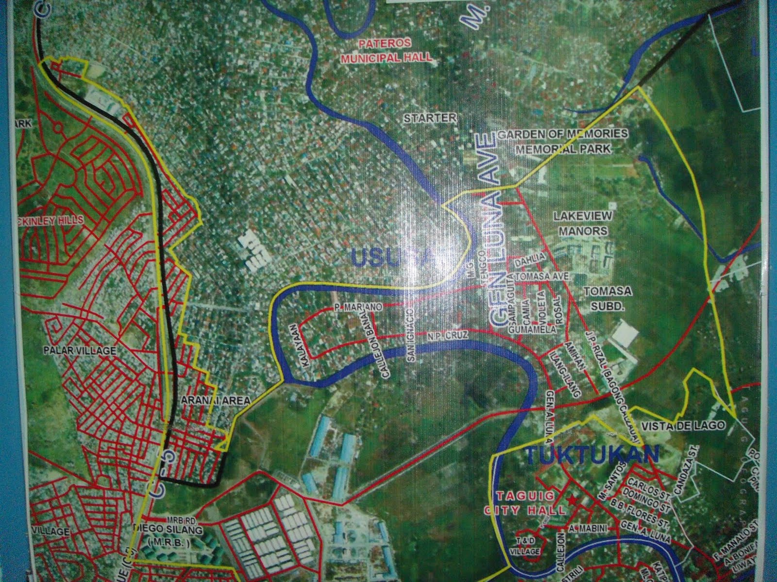 Street Map Ususan Taguig City