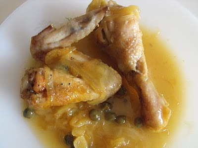 QUE COCINEN MIS HIJOS: POLLO CON SALSA DE ALCAPARRAS
