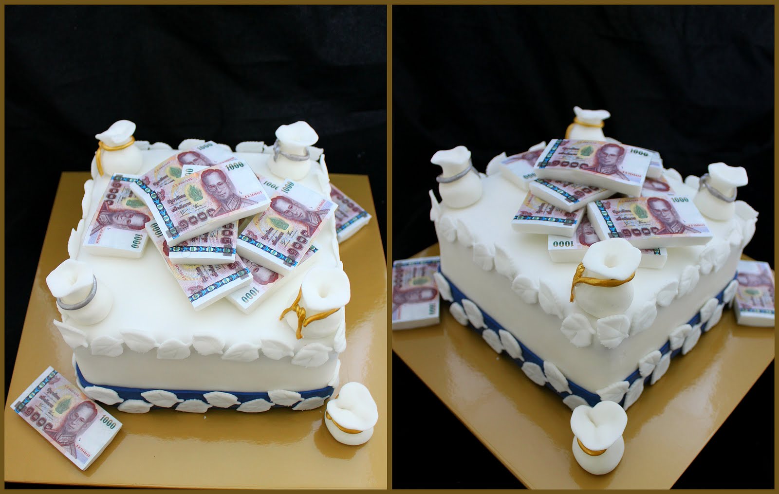 Fin-ish Me Cupcakes: The Wealthy Money Cake