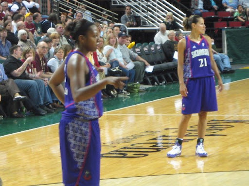 Pre-Season Opening Night in Seattle: Courtney Paris, Ashley Walker ...