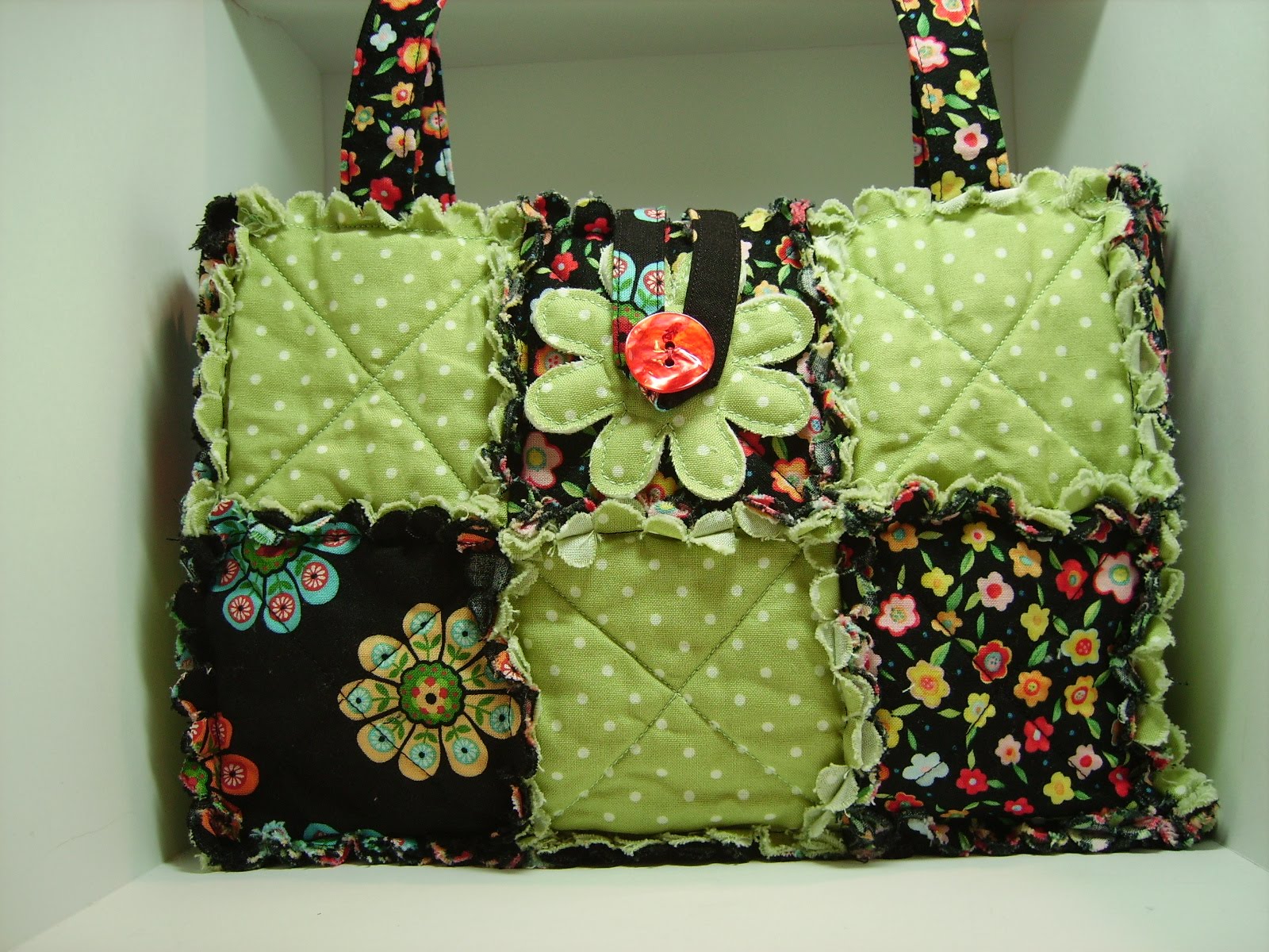 Lady & the Stamp: Rag Quilt Purses