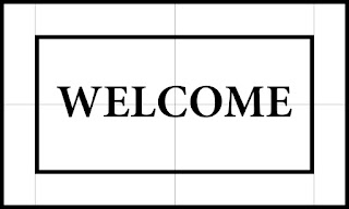 Welcome Mat Coloring Page Sketch Coloring Page