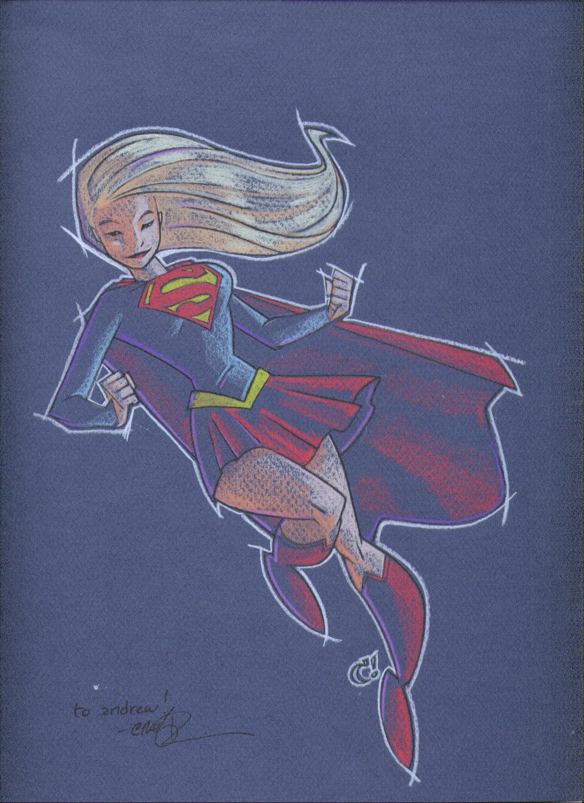 Supergirl Comic Box Commentary: Craig Rousseau Commission