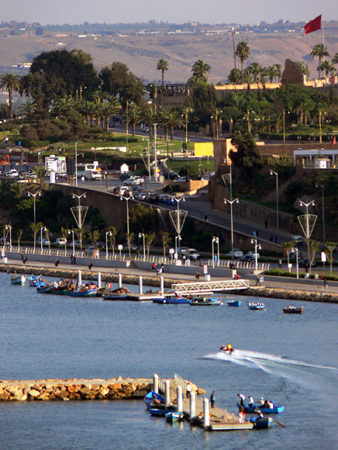 RABAT ville royale: Le Bouregreg côté Rabat