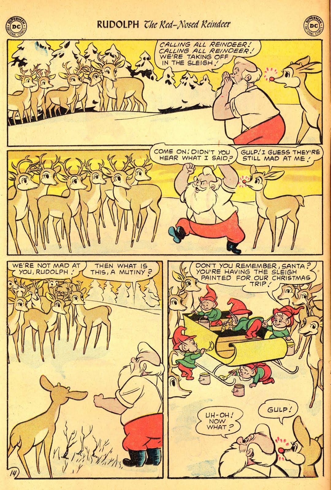 Inside Jeff Overturf's Head: "Rudolph" the DC Comics Reindeer - 1958