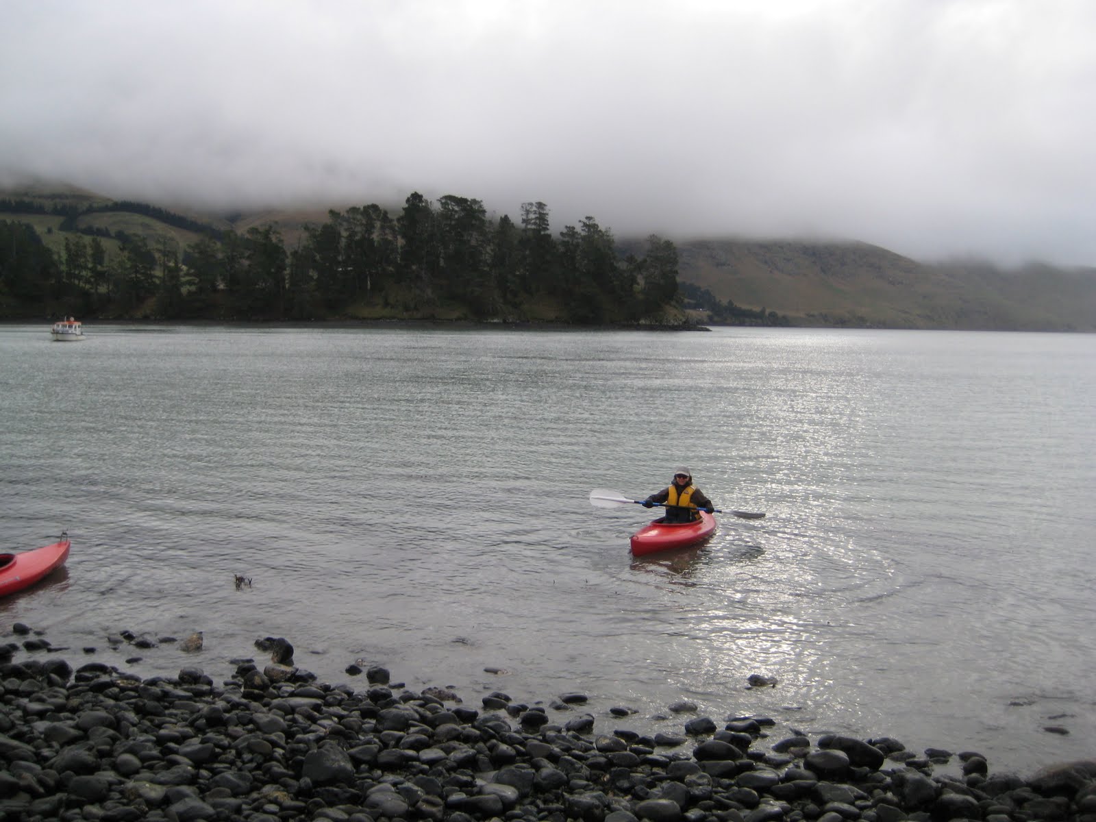 Brad and Catherine in New Zealand: Port Levy