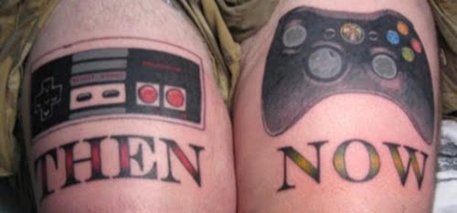Nerd Tattoos: Video Gaming Tattoos