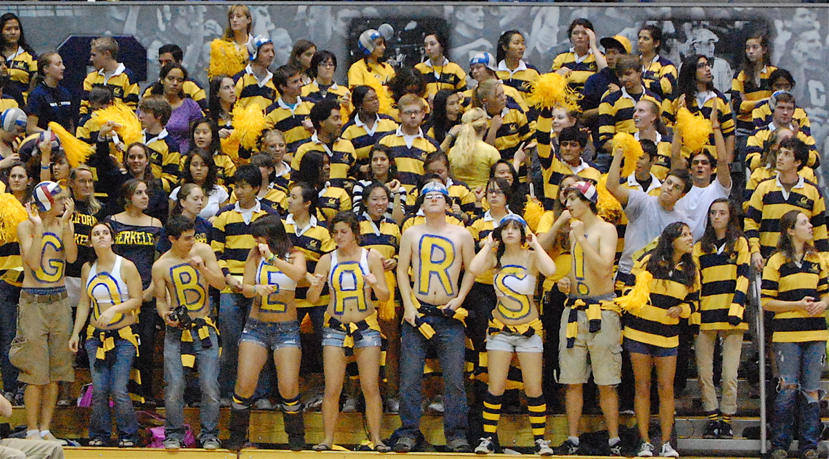 Bilbo from California: A visual diary: Go Bears! Cal Volleyball