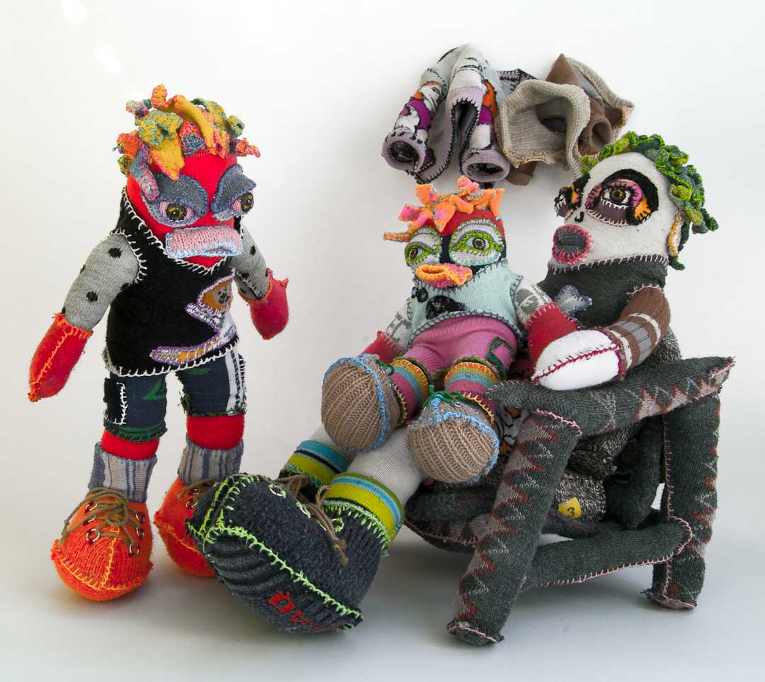 doll stories: Sock creatures real cat and mouse