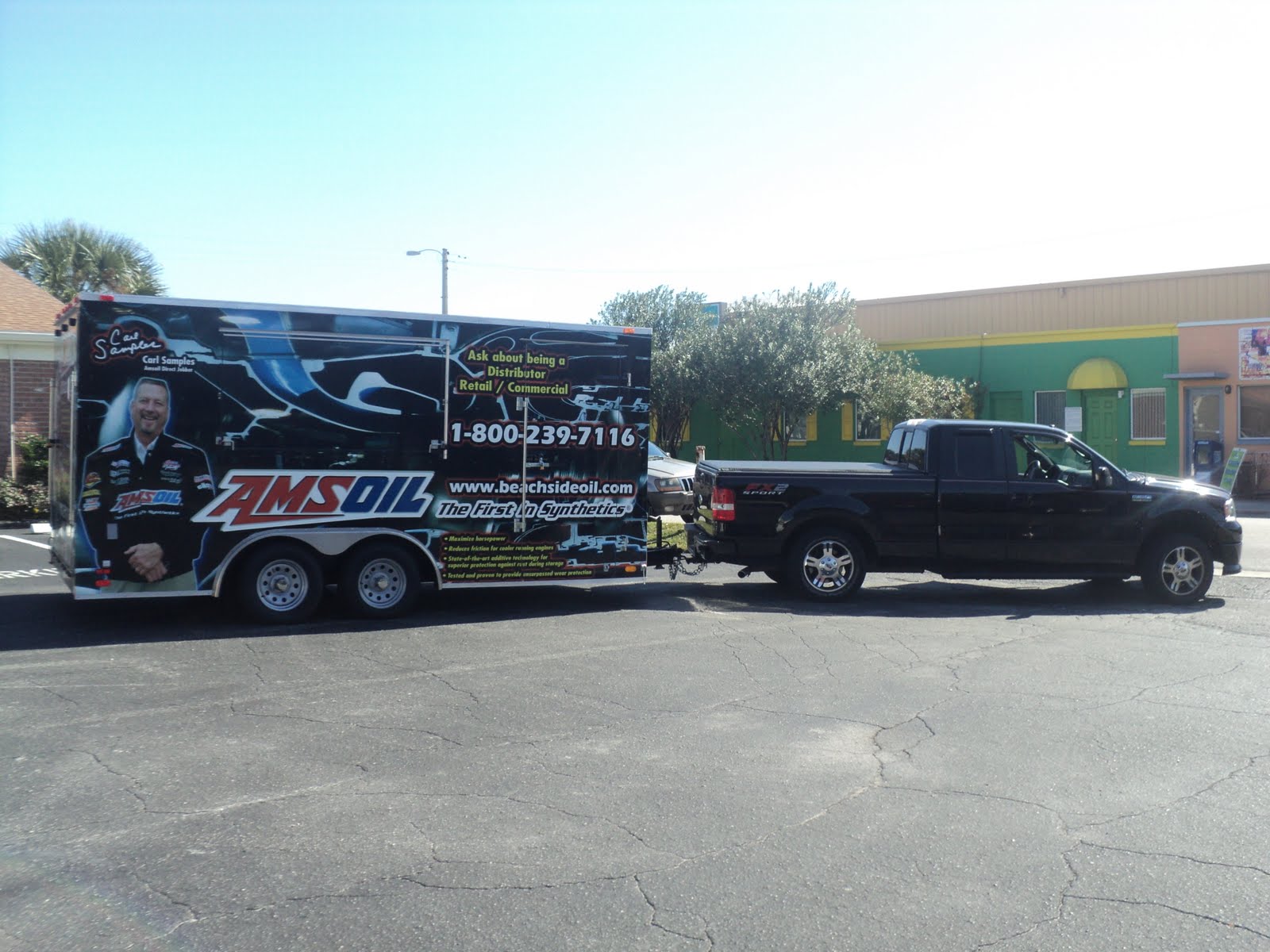 A1A Sign Wave: Amsoil Trailer Wrap. Design. Install