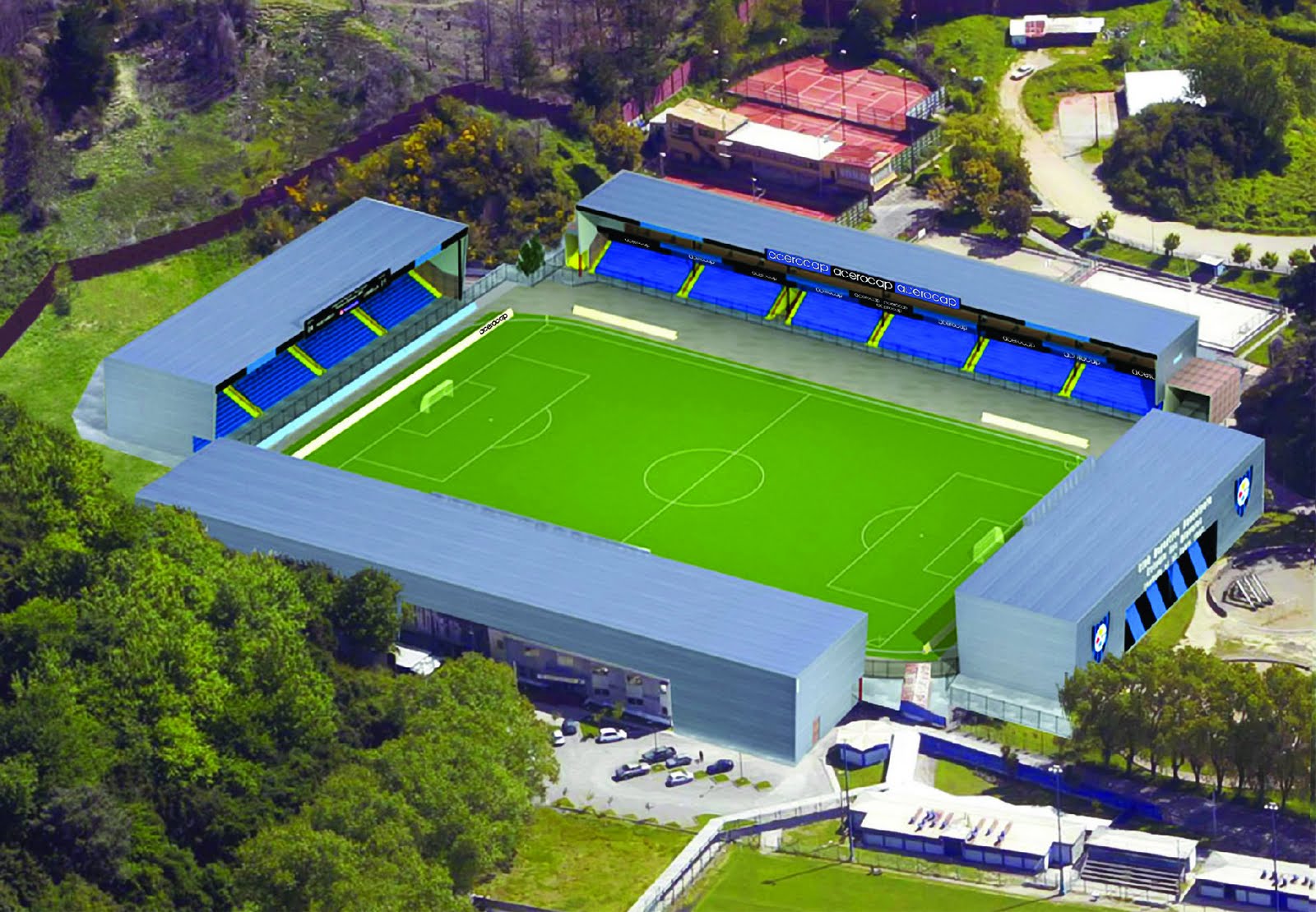 ARTE Y OFICIO DE HEFESTO: Estadio CAP Huachipato