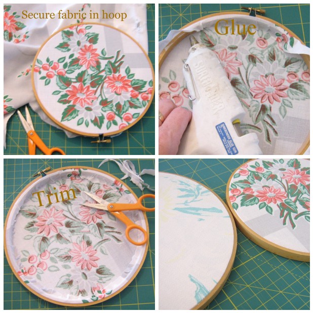 Shabby Vintage Mom: Fabric Hoops