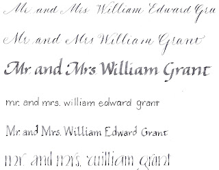 Arney Walker Calligraphy: Fonts