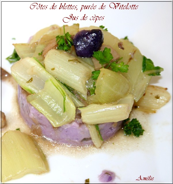 LA TABLE LORRAINE D'AMELIE: CÔTES DE BLETTES _1)Au coulis de tomates, 2 ...