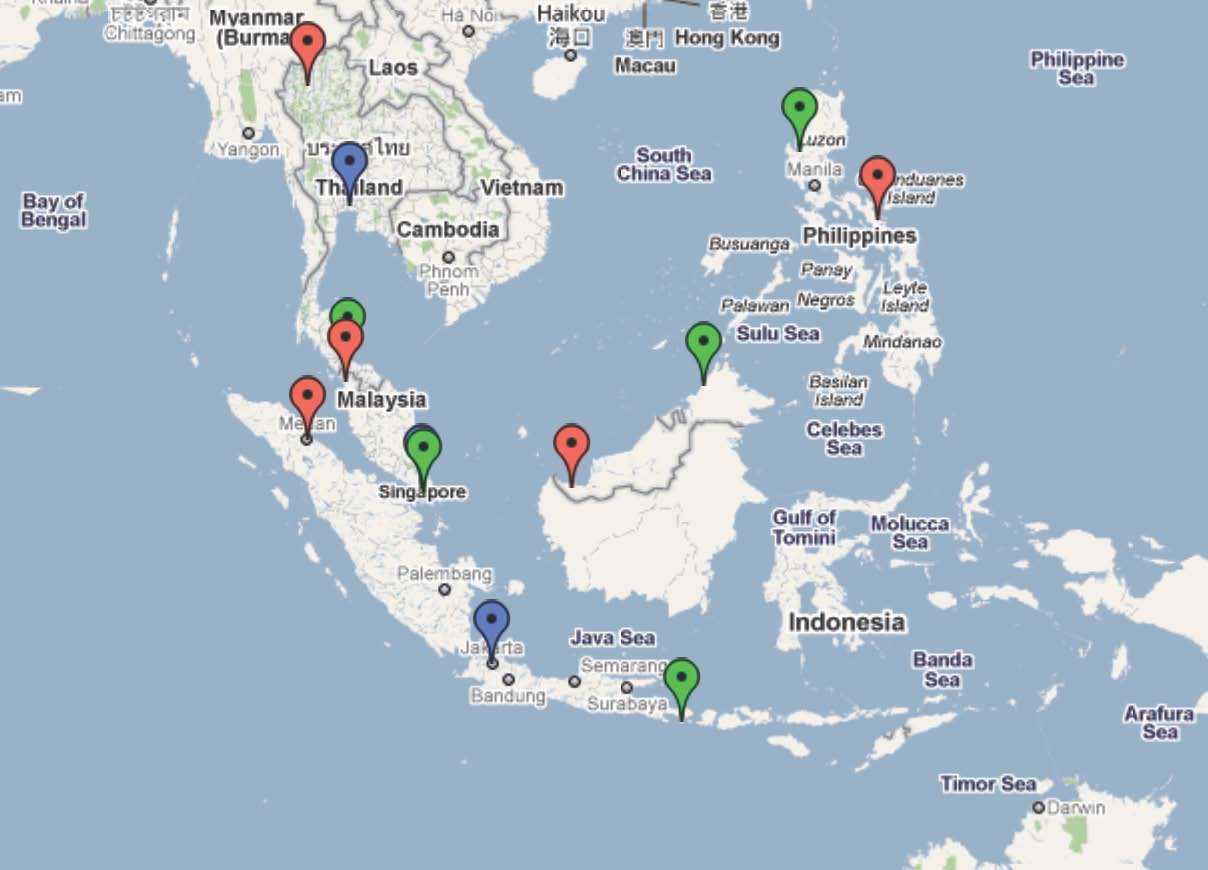 food-by BIKE: 145 weeks... World tour map
