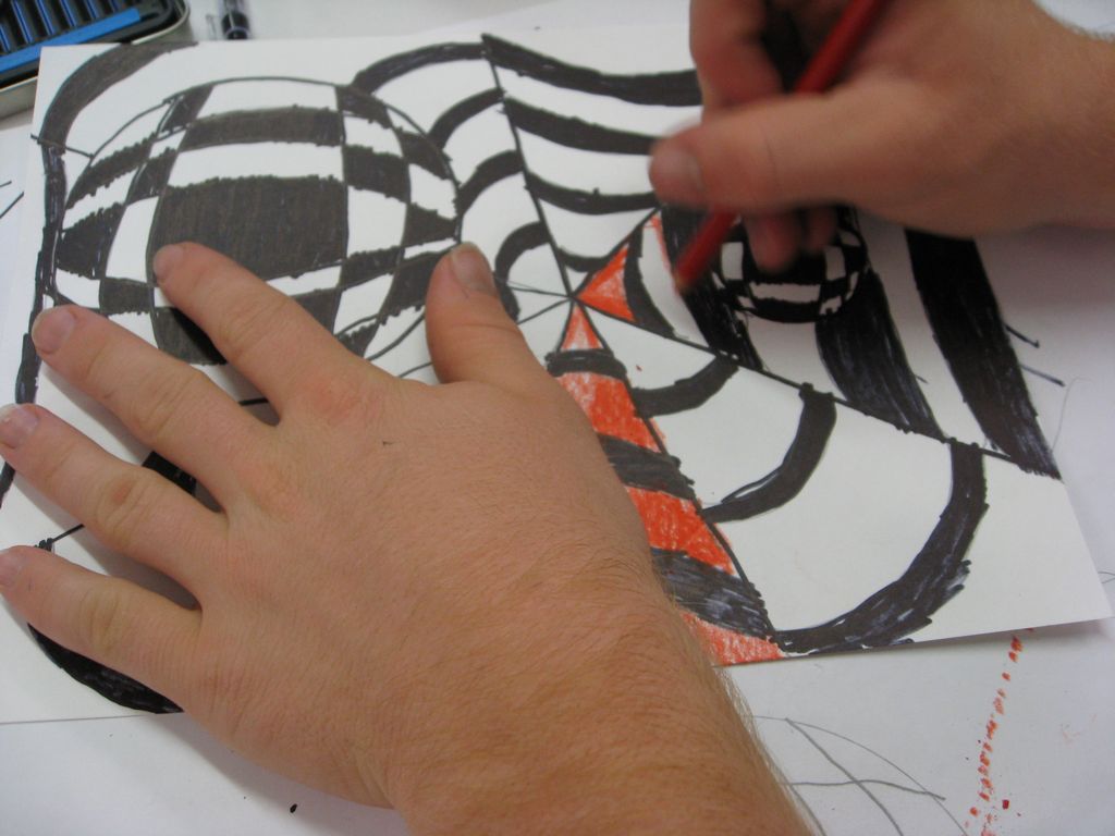 ART with Mrs. Smith: Op Art, Spheres & Cones
