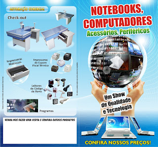 CF Design e Criação: Folder Loja Informática
